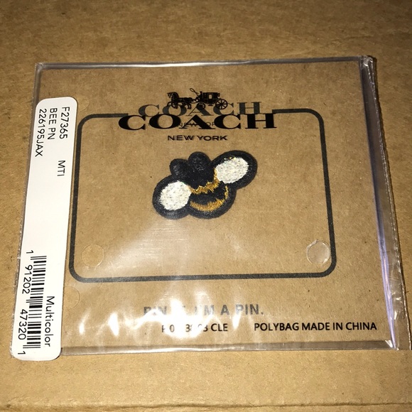 Coach | Jewelry | Nwt Authentic Coach Queen Bee Pin | Poshmark